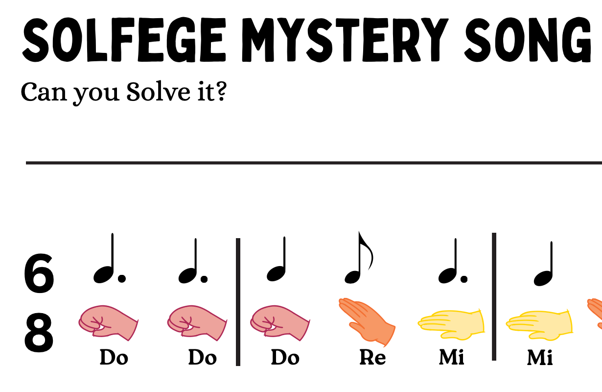 Solfege Mystery Songs – Elementary Pack - Gervais Creative